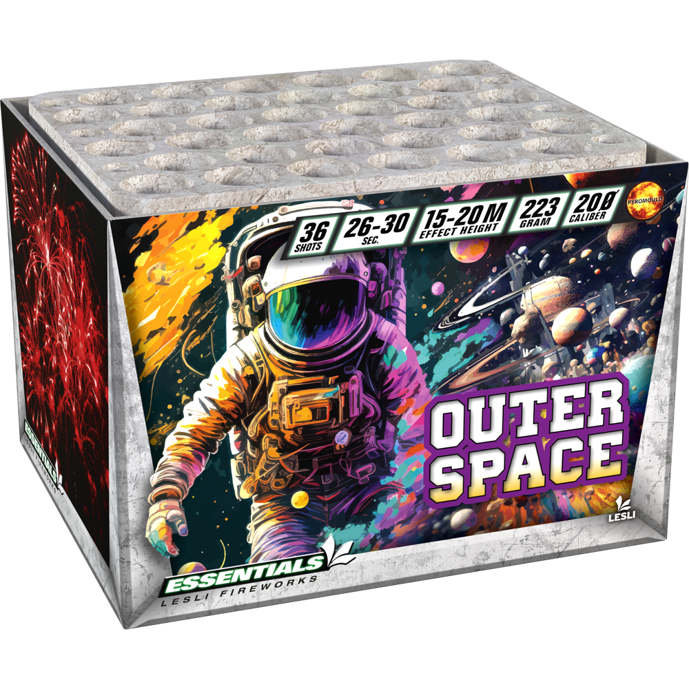 Outer Space - 36 Schuss Feuerwerksbatterie | 04346