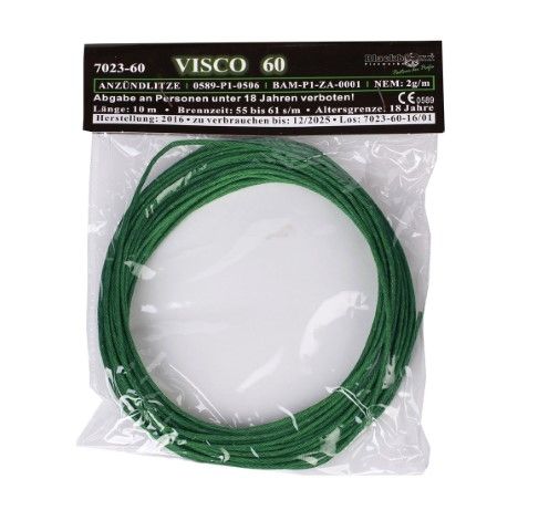 Anzündlitze "Grüne Visco" 60sek./m 10m Ring | 7023-60