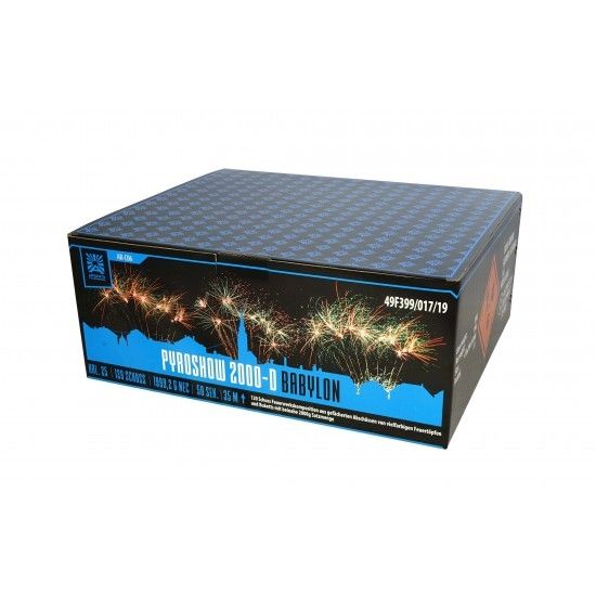 Pyroshow 2000-D Babylon 120 Schuss Verbundfeuerwerk | AR-CO6